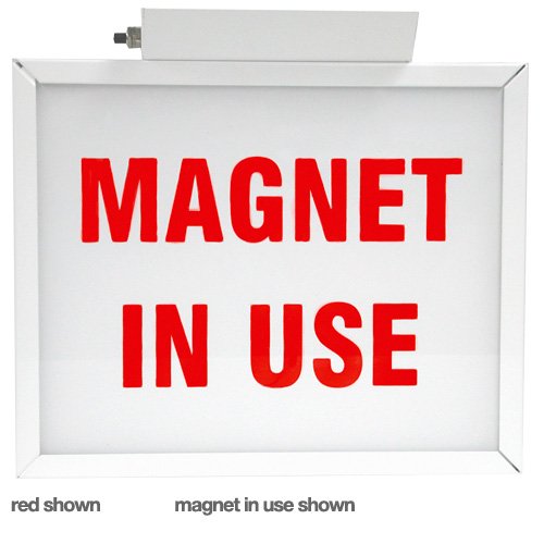 One Sided MRI Lighted Sign, Green, Magnet Always On