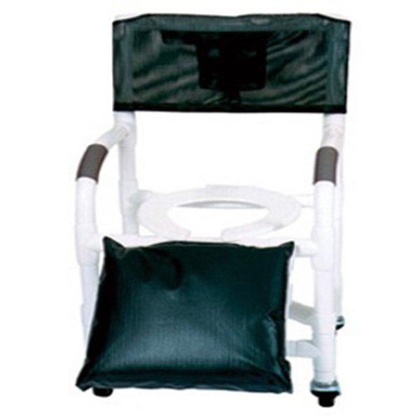 26" PVC Shower/Commode Chair - Uni-lateral or Bi-lateral Below Knee ...