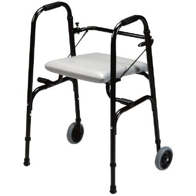 2-Wheeled Walker with Fold Down Seat | Ocelco
