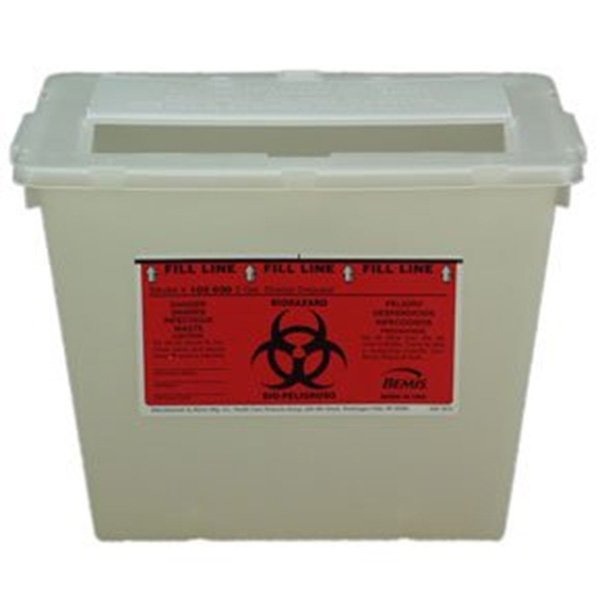 3 Gallon Disposable Sharps Container - Beige