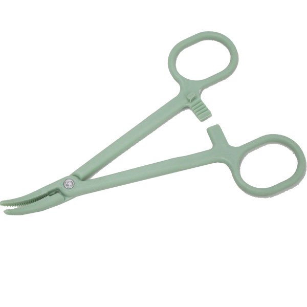 MRI Non-Magnetic Sterile 5 Curved Plastic Hemostat
