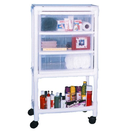 PVC Universal Cart w/ 3 Drawers