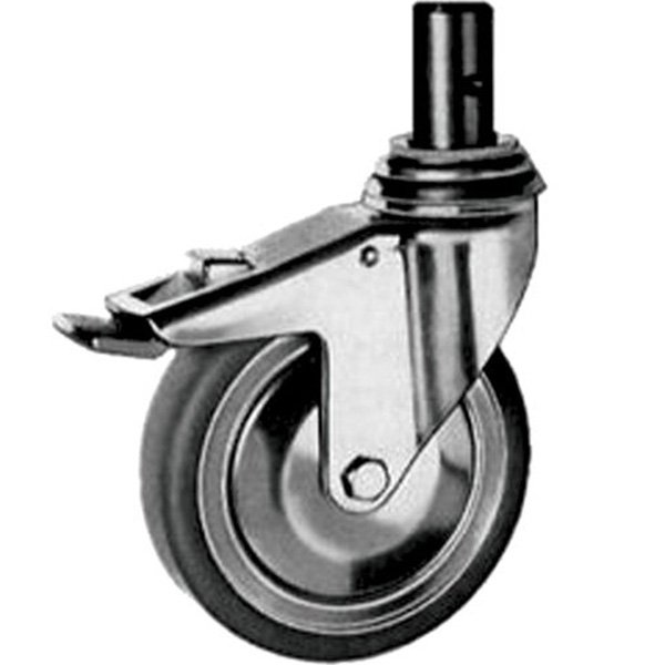 5 Tente Crosshole Swivel Caster, 1 Stem Diam.