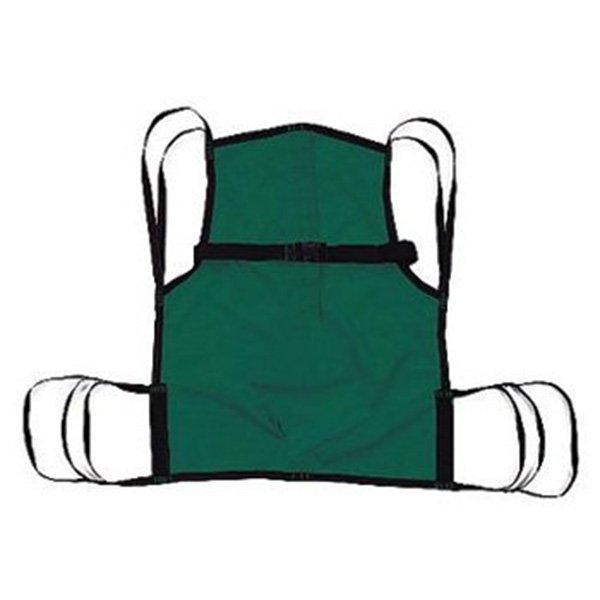 4-Point Hoyer One-Piece Sling with Positioning Strap - Medium Green
