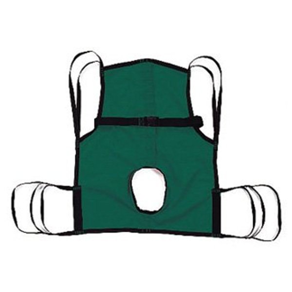 4-Point Hoyer One-Piece Sling with Positioning Strap and Commode ...